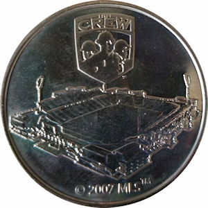 Football Cartophilic Info Exchange: Columbus Crew - Lamar Hunt Coin