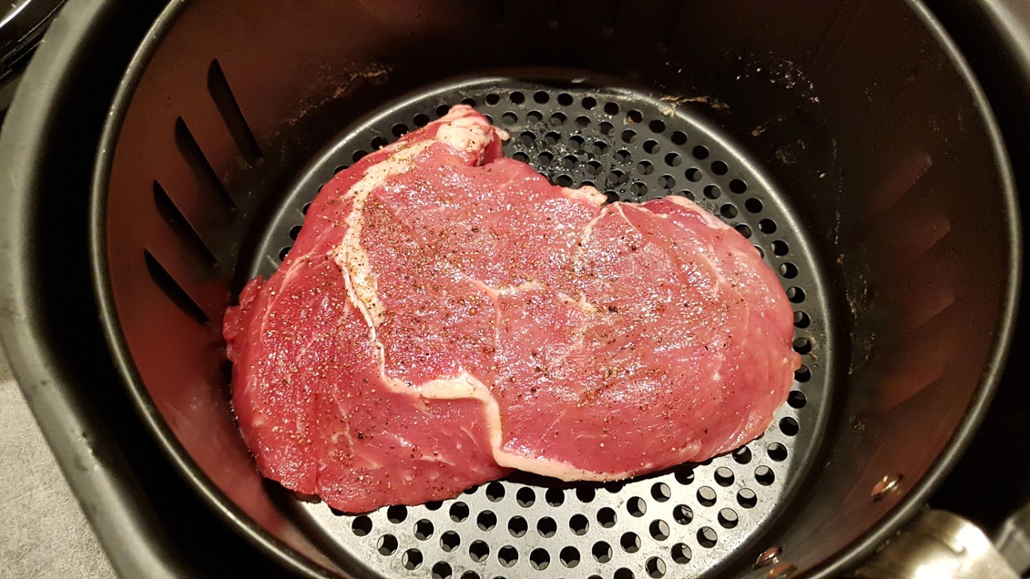 Edels Mat : Biff stekt i AirFryer ♫ Servert med chimichurri 🌿