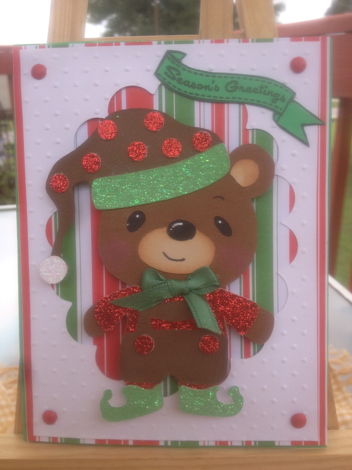 Scrap-n-Sew Granny: Teddy Bear Parade Series- #48 Elf Bear