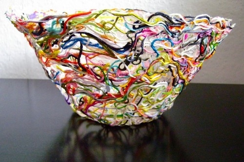 Colorful Thread Bowl | Munchkins and Mayhem