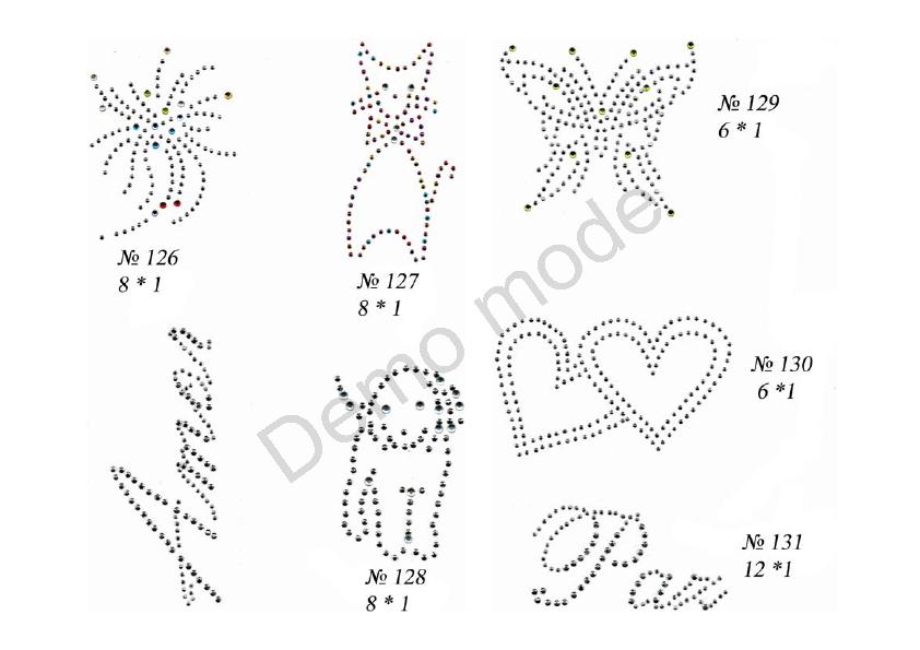 Desenhos em Strass | Lucanicho