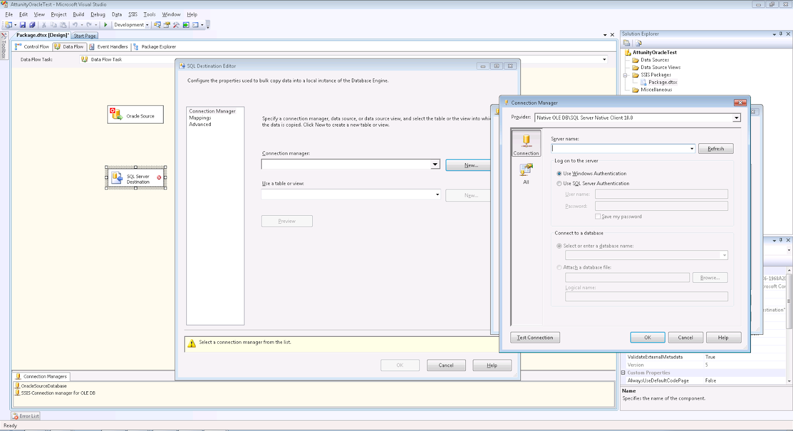 Ssis Attunity Oracle Connector Ssis Attunity Oracle Connector Example Step By Step