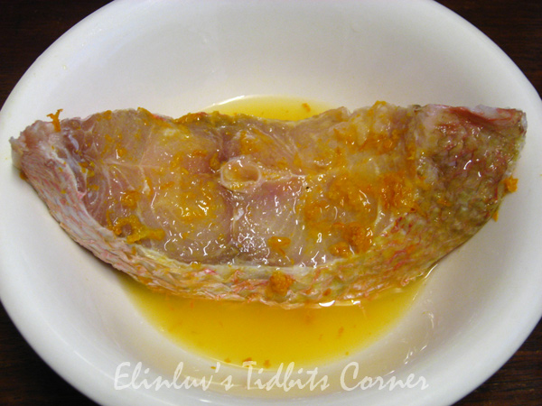 Elinluv's Tidbits Corner: Orange Glazed Red Snapper Fillet With Crispy ...