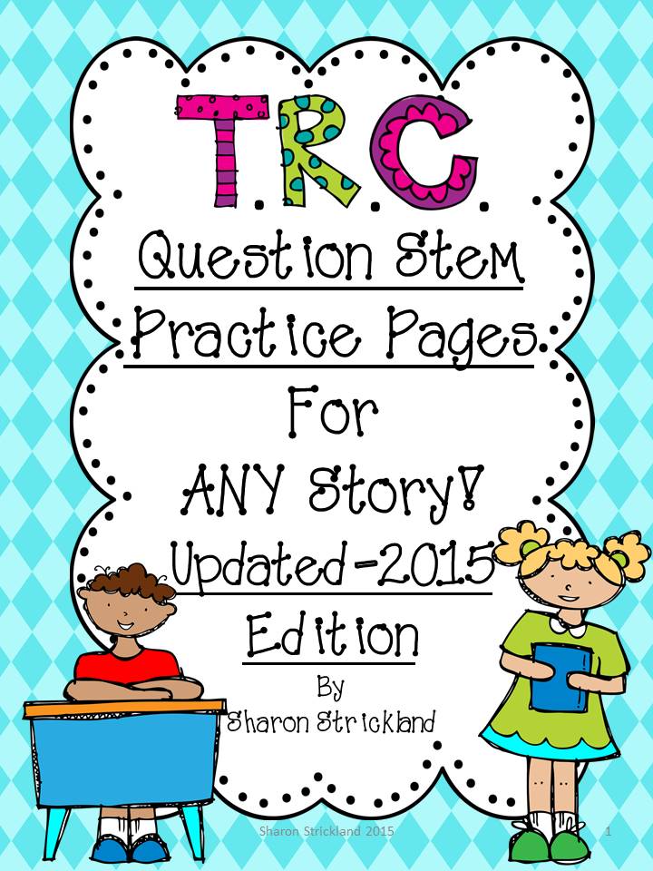 Super Second Grade Smarties: TRC Question Stems and Text Evidence