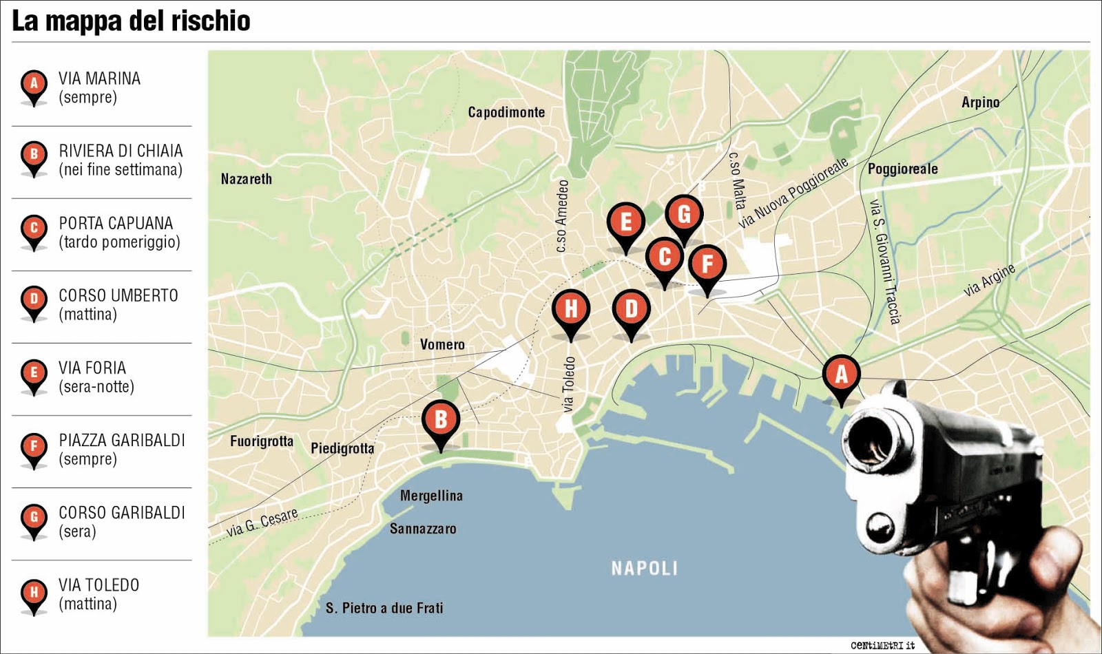 Inchiesta del Mattino - La top "8" dei posti più pericolosi di Napoli