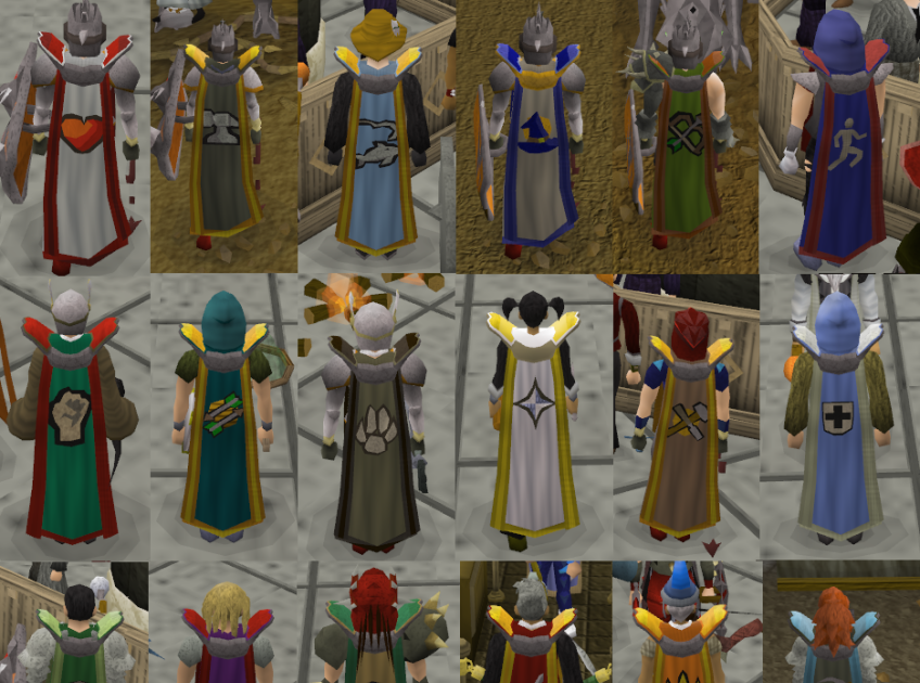 runescape: skill capes!!!!!!!!!