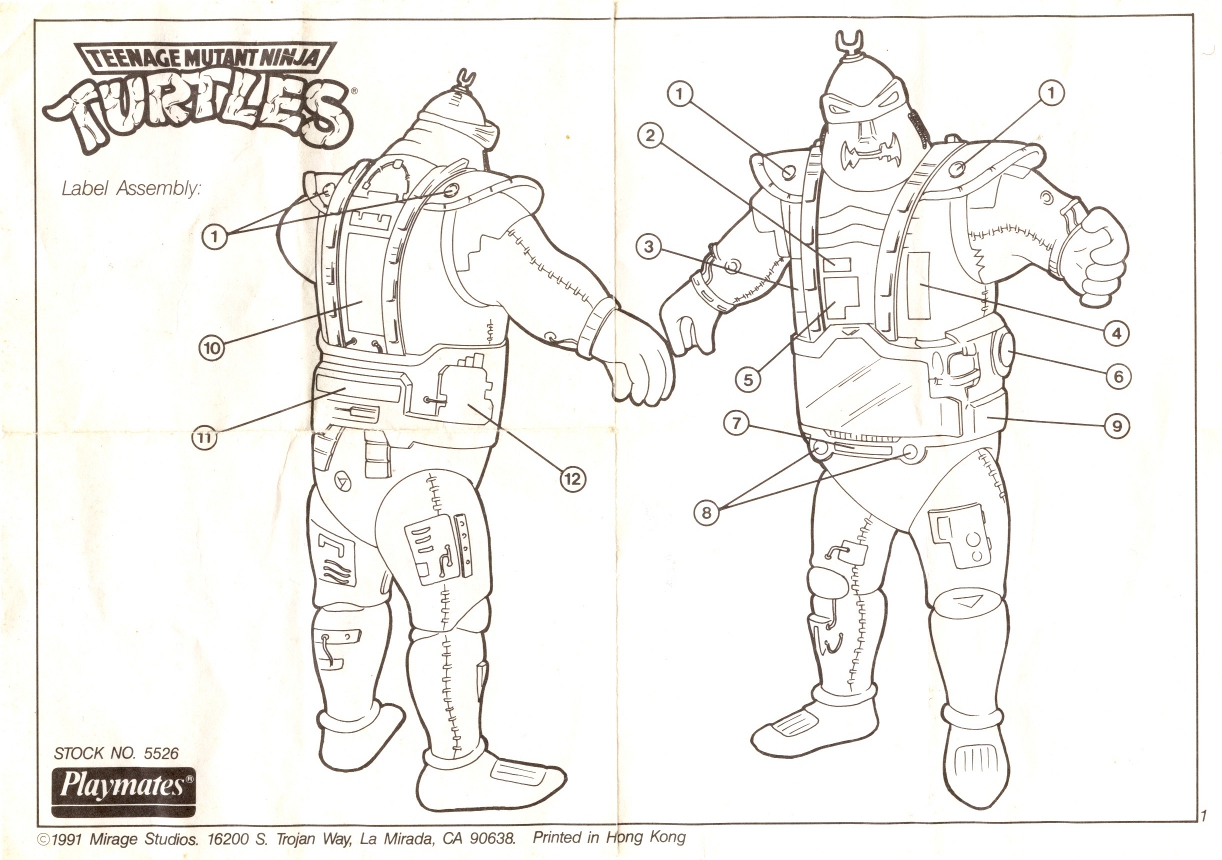 squer's TMNT Collection: 1991 KRANG'S ANDROID BODY