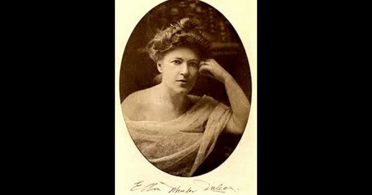 Female Poets of The First World War: Ella Wheeler Wilcox (1850 – 1919 ...