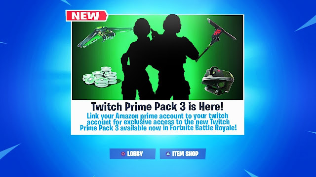 Twitch Prime Pack 3 Fortnite Battle Royal Is Here!!! - Gaming Central