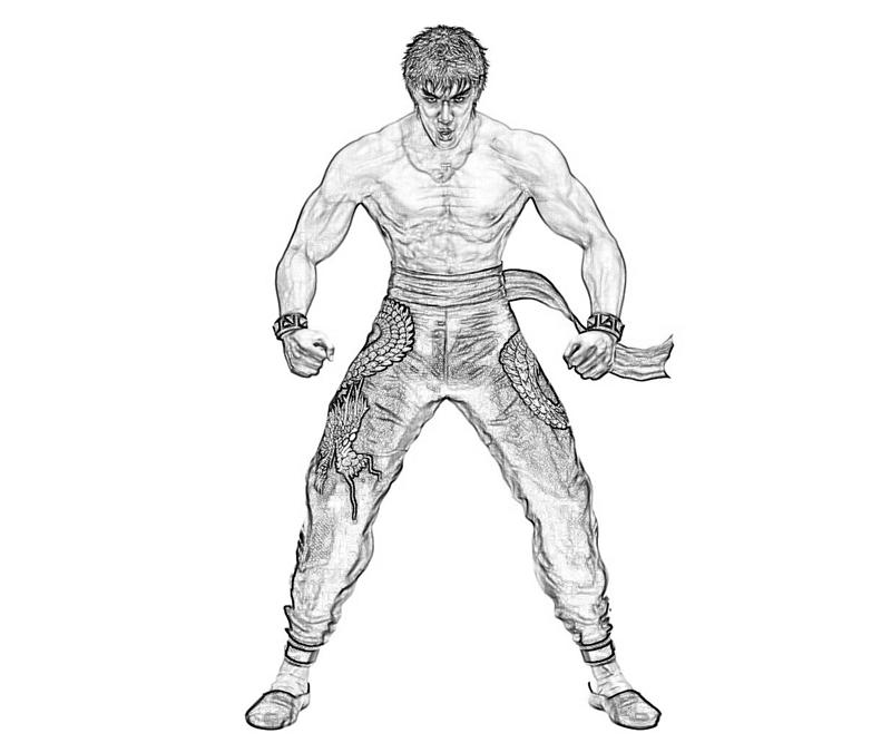 Tekken 6 Coloring Pages Coloring Pages