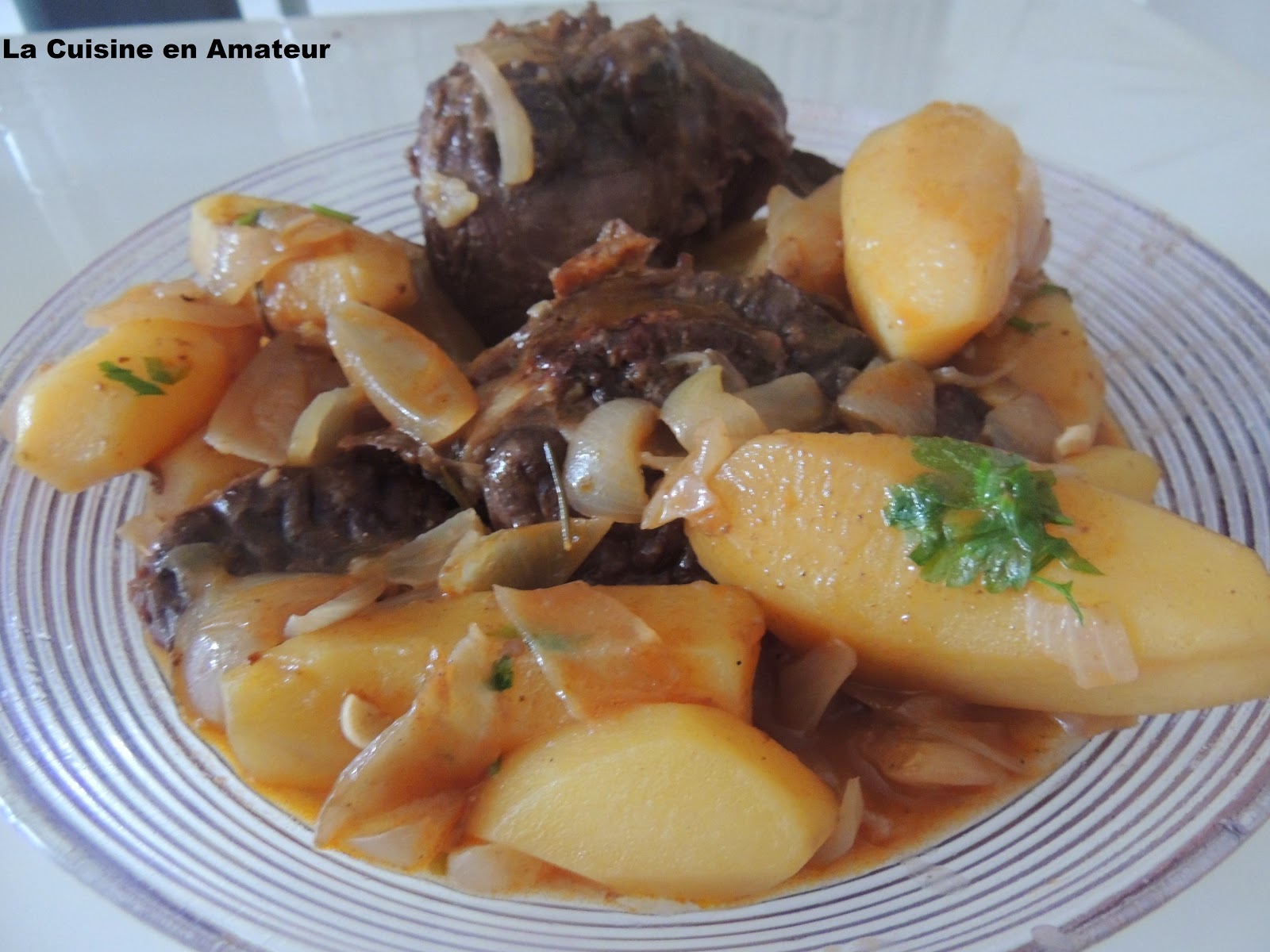 La cuisine en amateur de Maryline: Jarret de boeuf