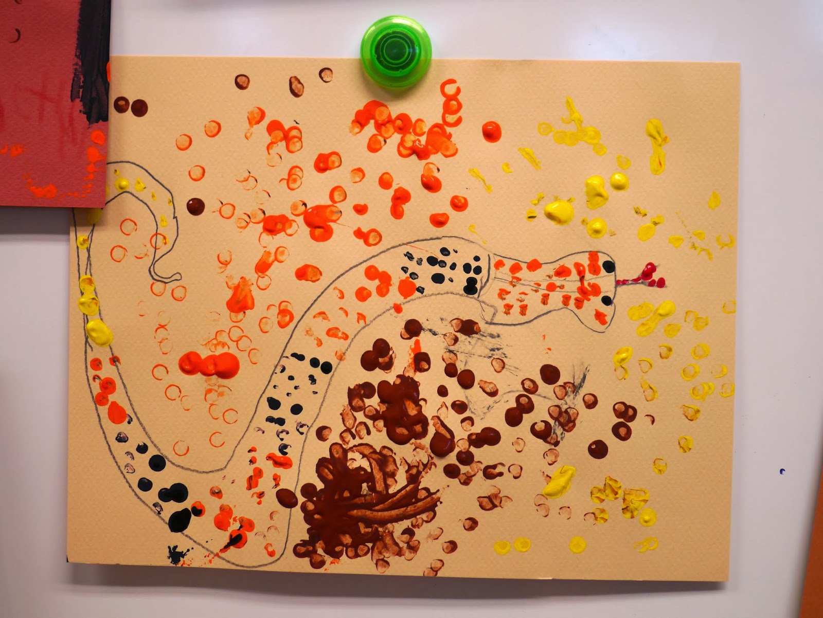 Little Hiccups: Aboriginal Dot Art Activity