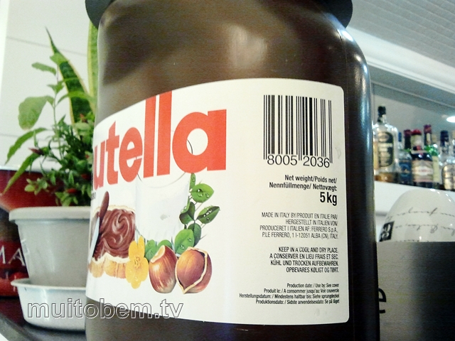 Muito Bem O Incrível Pote De Nutella De 5kg