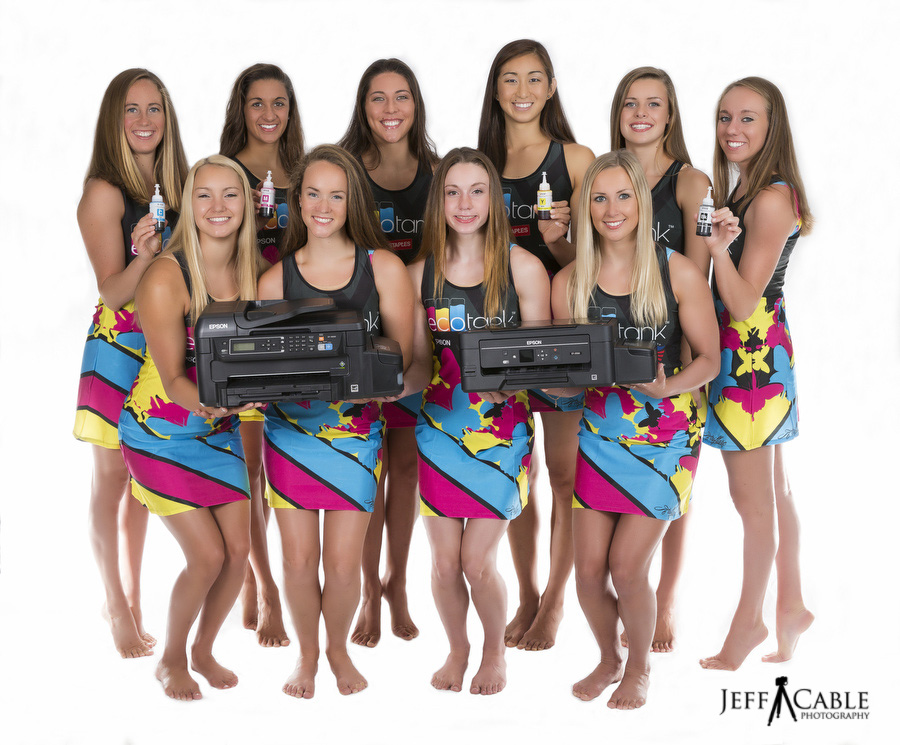 Photographing the US Synchronized Swimming Team for the Epson "Swimming ...