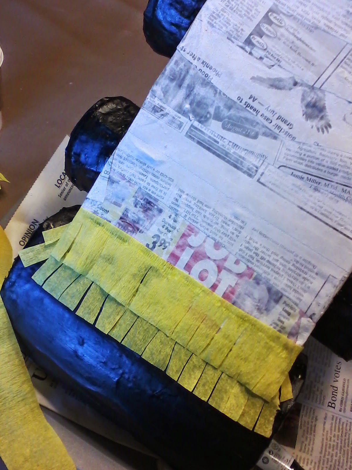 Bulldozer Pinata-- a tutorial