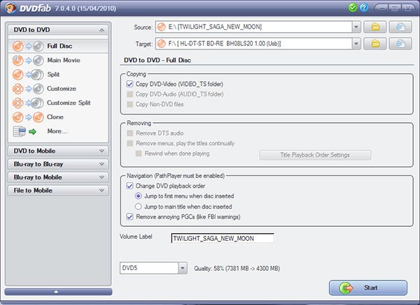 برنامج DVDFab v9.3.0.2 - عالم الكمبيوتر و الانترنت