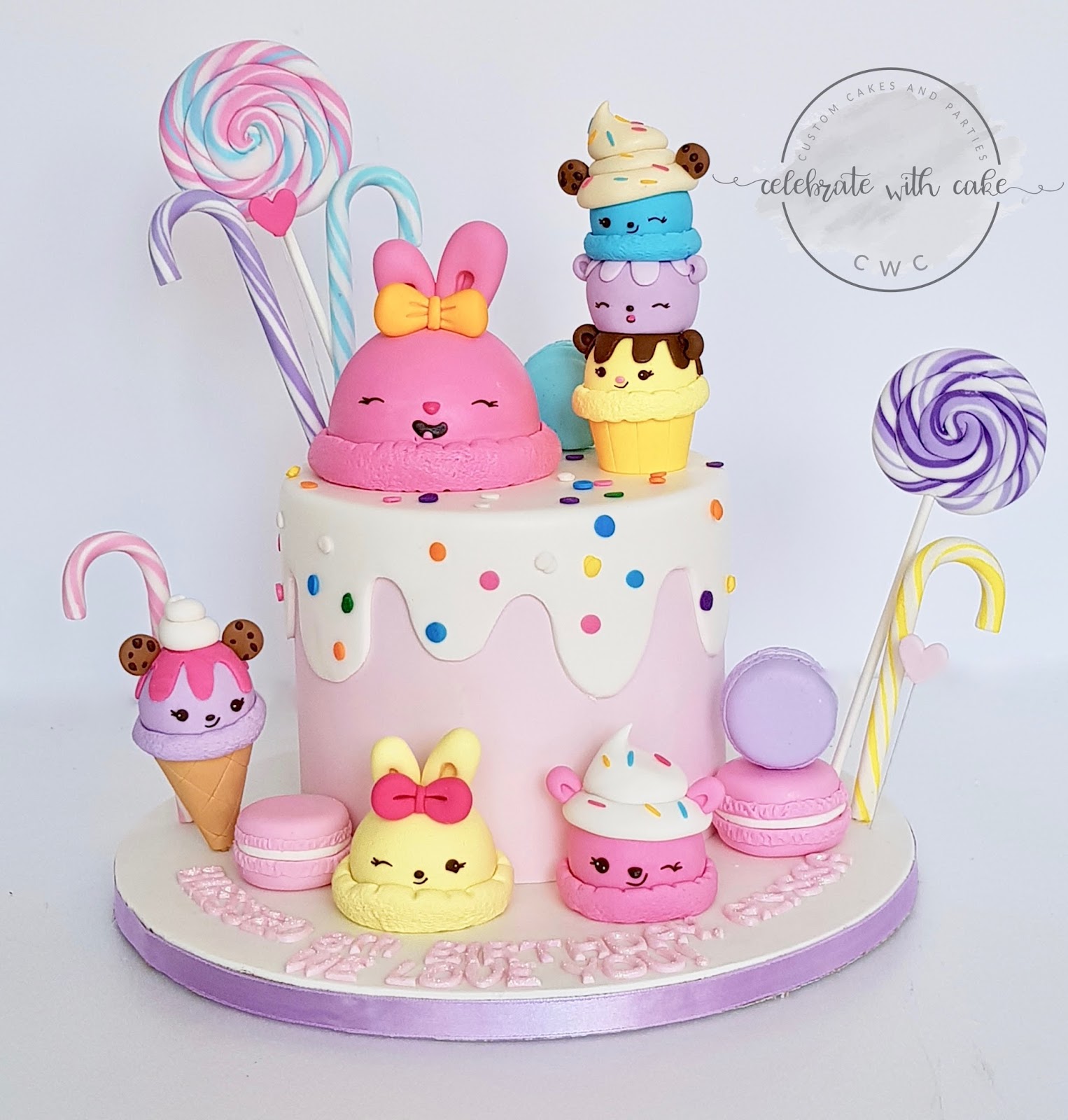 Celebrate with Cake!: Num Noms and candies Cake