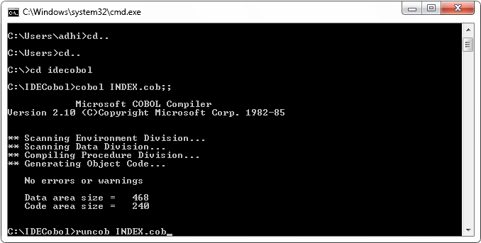 File Index (COBOL) ~ Muhammad Ahsan Fuady