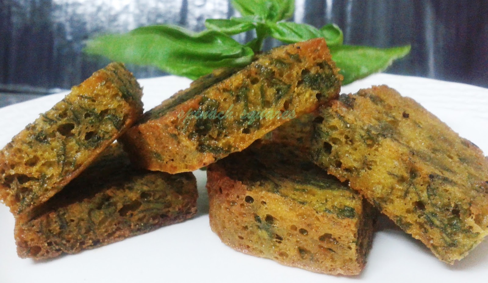 SPINACH SQUARES |PAAKVIDHI
