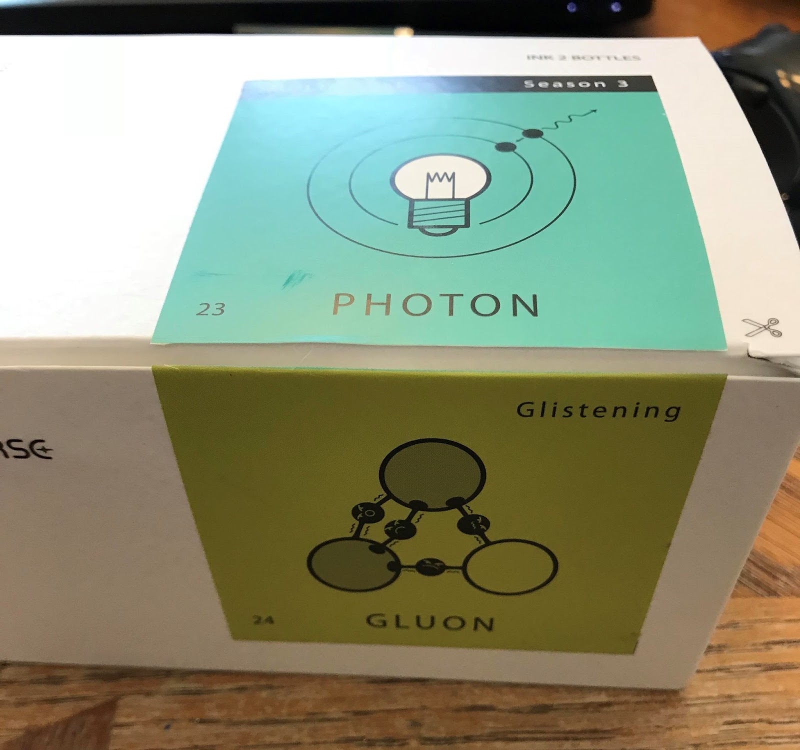 Analog Expressions: Colorverse Photon and Gluon Inks (#23/24)