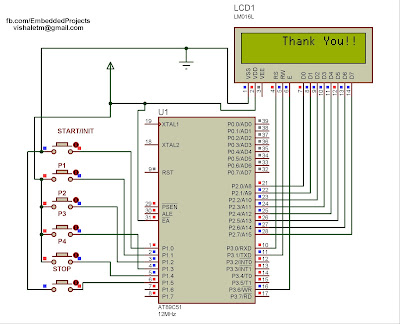 Electronic Voting Machine Using 8051 Microcontroller (AT89C51)