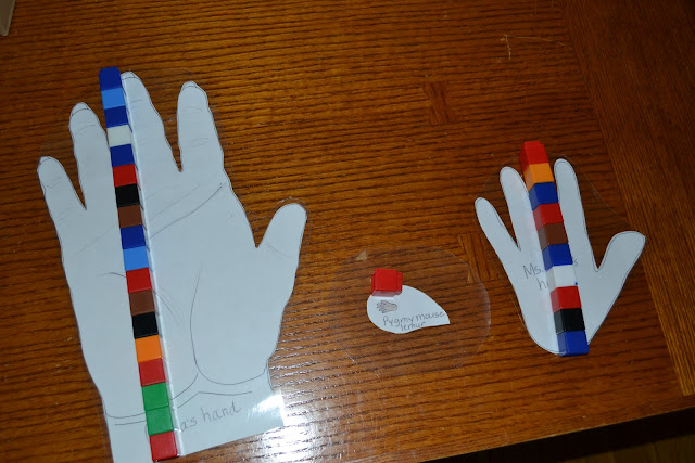 From The Hive: beginning measuring- preschool style