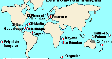 LE COIN FRANÇAIS: Les DOM-TOM français
