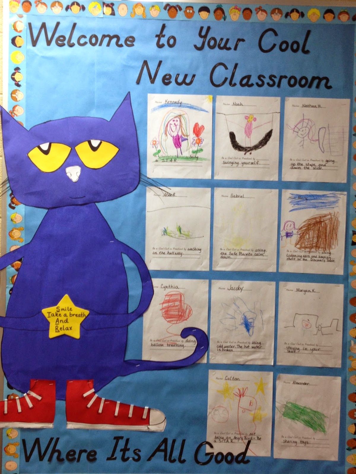 Pete The Cat Bulletin Board