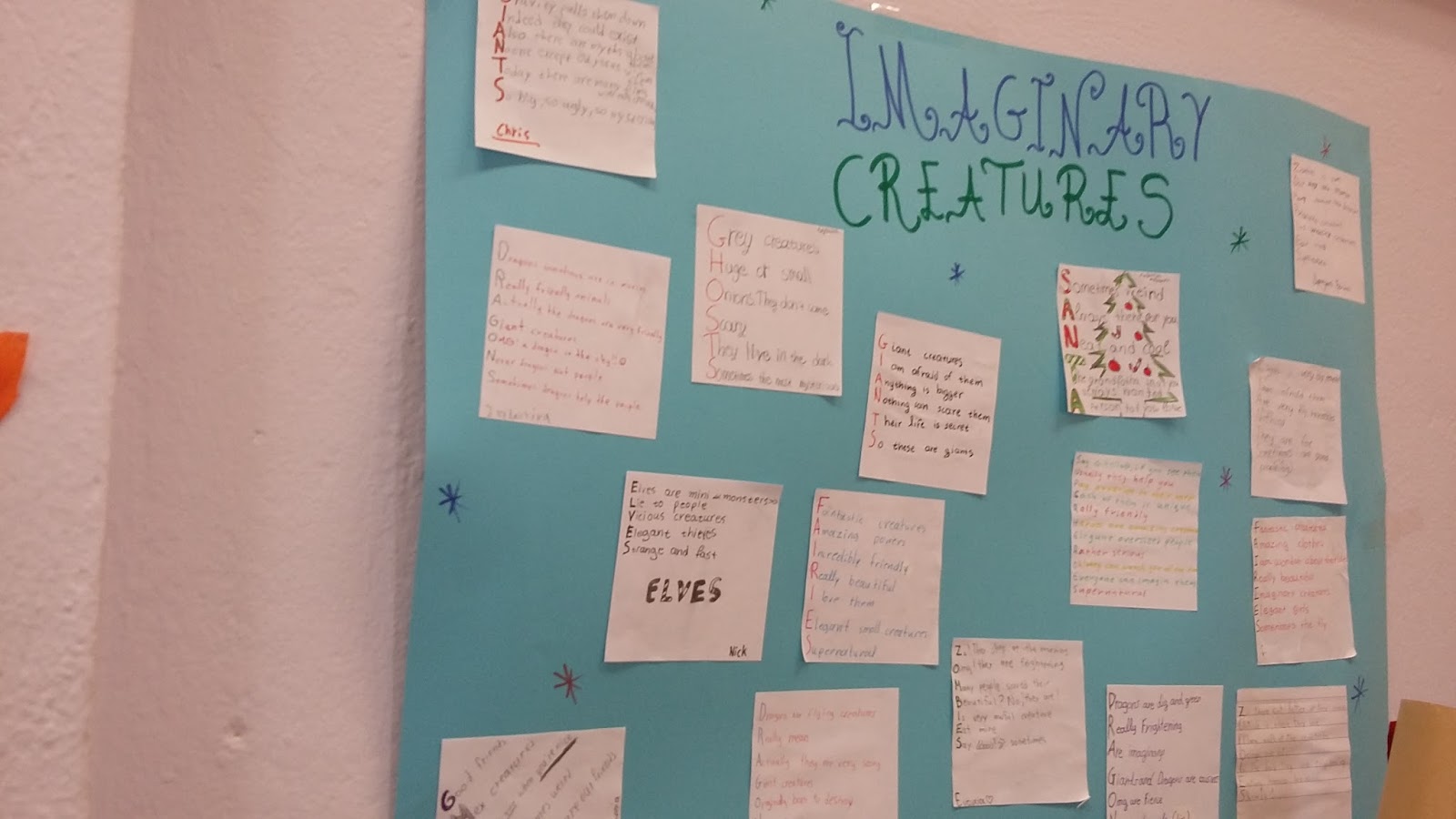 My e-English Class: 6th GRADE POSTERS