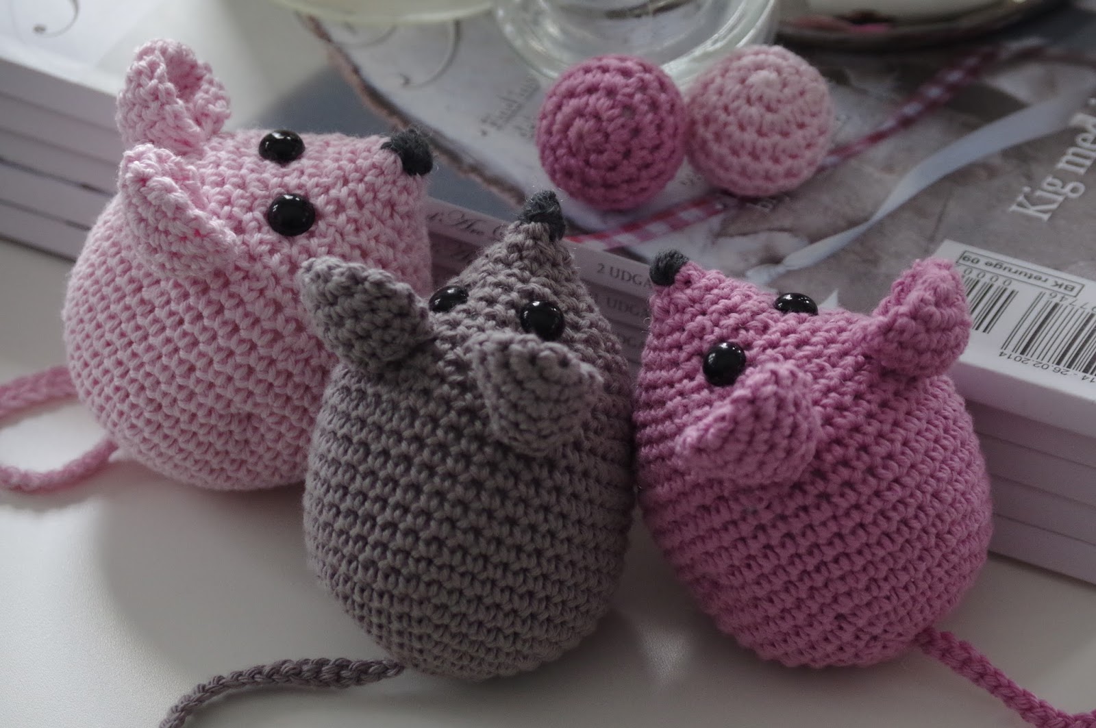 Halager: DIY - Hæklede mus