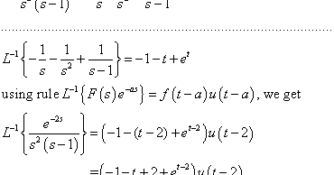 Differential Equations Solved Examples: Find inverse Laplace transform ...