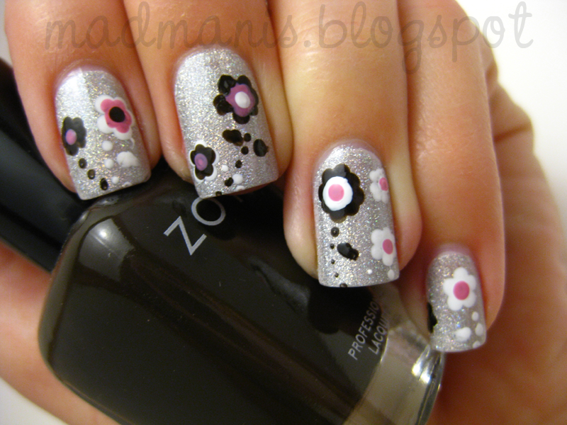 MaD Manis: Day 14: Flowers