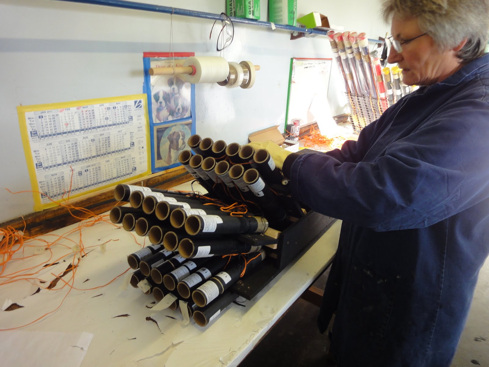 Kimbolton Fireworks: Factory Prepares for London New Year's Eve