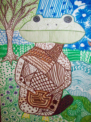 my artful nest: Texture Animals