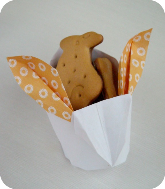 DIY: Conejo de Pascua de origami - Niña Bonita