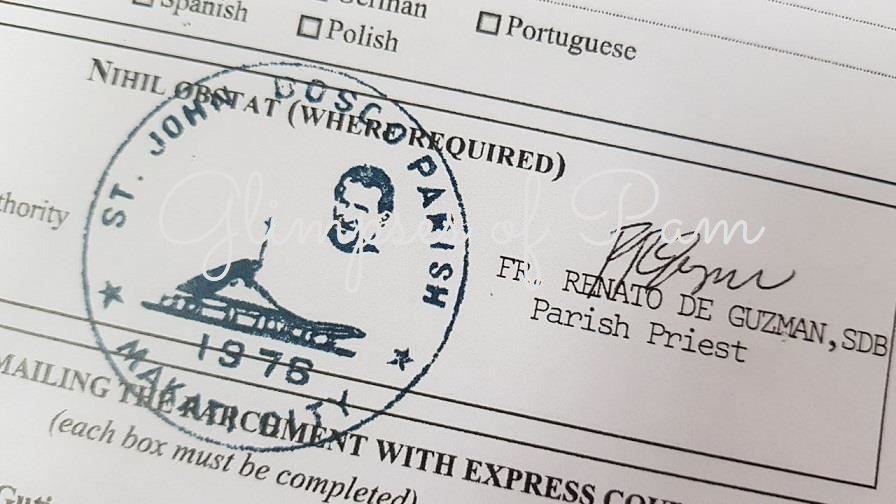 Glimpses of Pam: How to Get a Papal Blessing Parchment