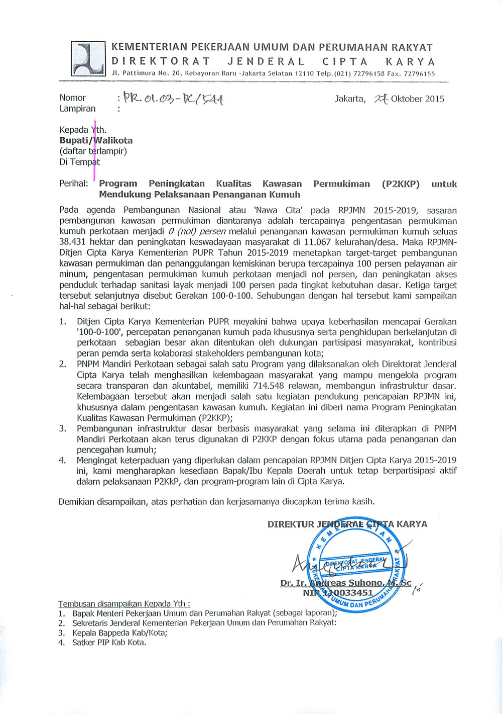SK MENDUKUNG PENANGANAN KAWASAN KUMUH ~ PROGRAM KOTA TANPA KUMUH (KOTAKU) SK MENDUKUNG PENANGANAN KAWASAN KUMUH ~ PROGRAM KOTA TANPA KUMUH (KOTAKU)