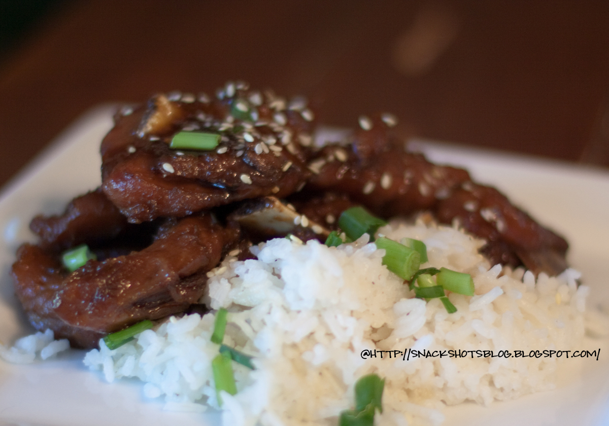 Snackshots: Sweet and Spicy Button Ribs