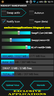 Exclusive Applications: Expanding RAM on android devices