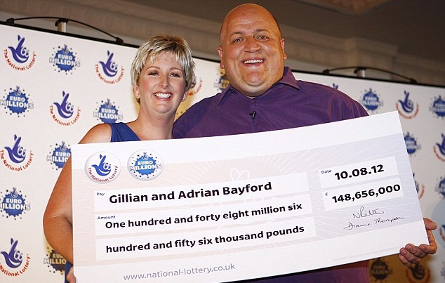 Strange world: British lottery winners: £148 million