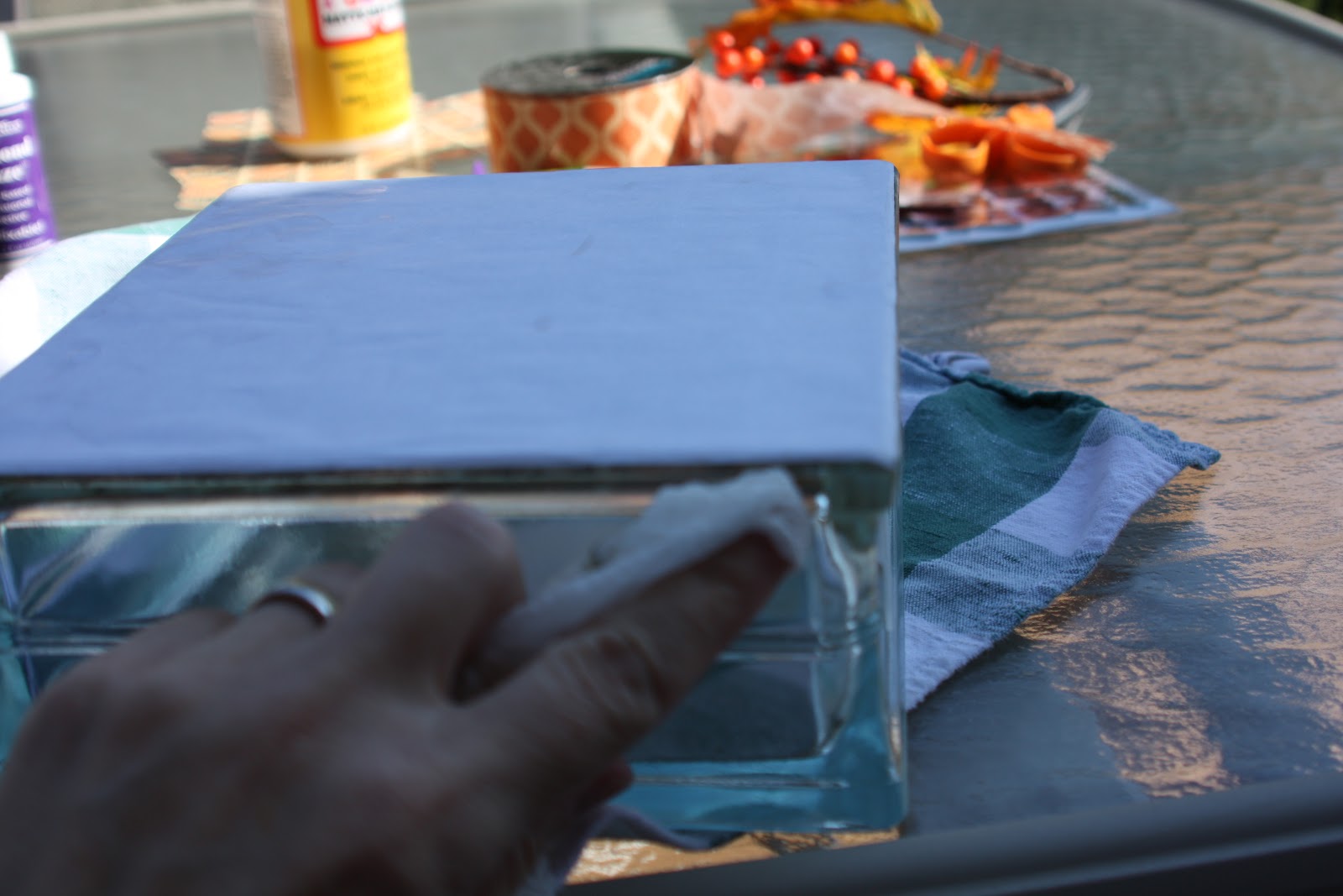 Feel LOVD Everyday: What I Made Wednesday {Glass Block Creation}