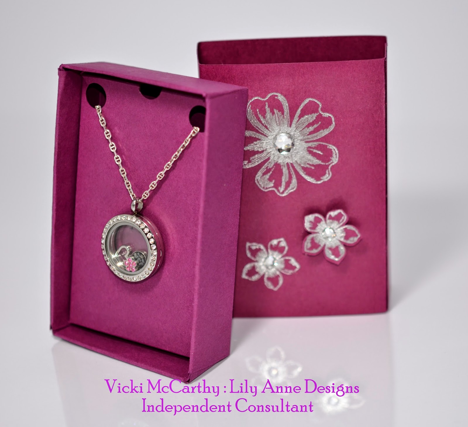 Aussie Stampers : Floating Locket Gift box. Australia and New Zealand..