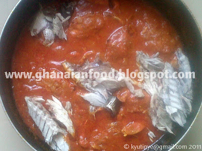 Ghanaian Food: Crab Stew with Yam Cubes