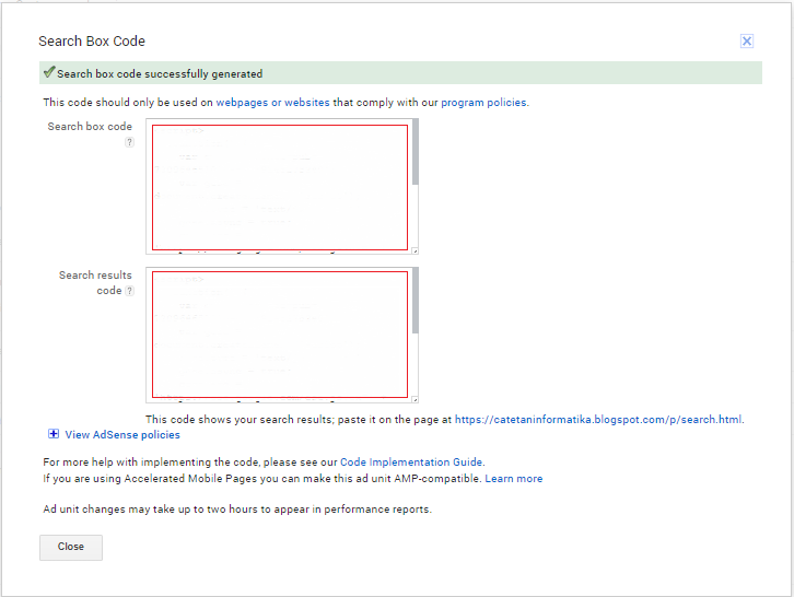 Cara Membuat Custom Search Engine di Google Adsense - TaufiqHdyt.com