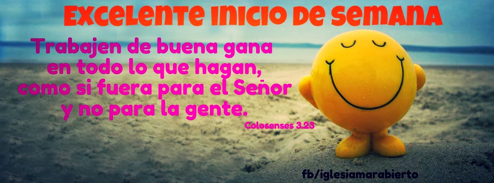 Imágenes excelente inicio de semana - Mar de Vida Abundante