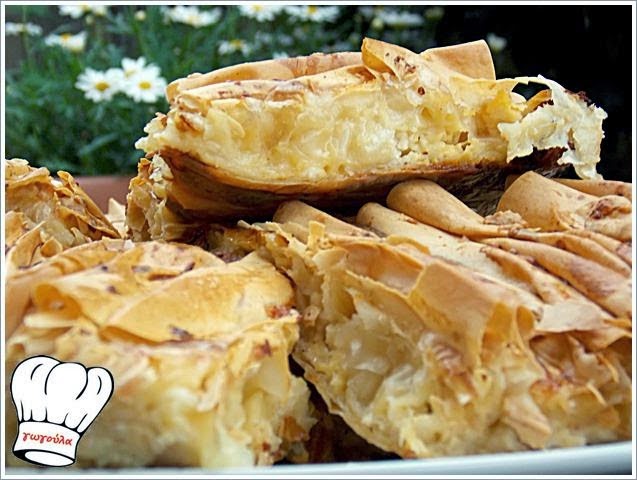 PLEATED CHEESE PIE WITH KASSERI, SIMPLY DIVINE!!! | deliciousrecipesofgogo