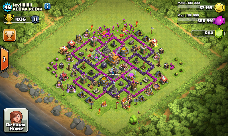 Strategi COC: STRATEGI COC TH 7