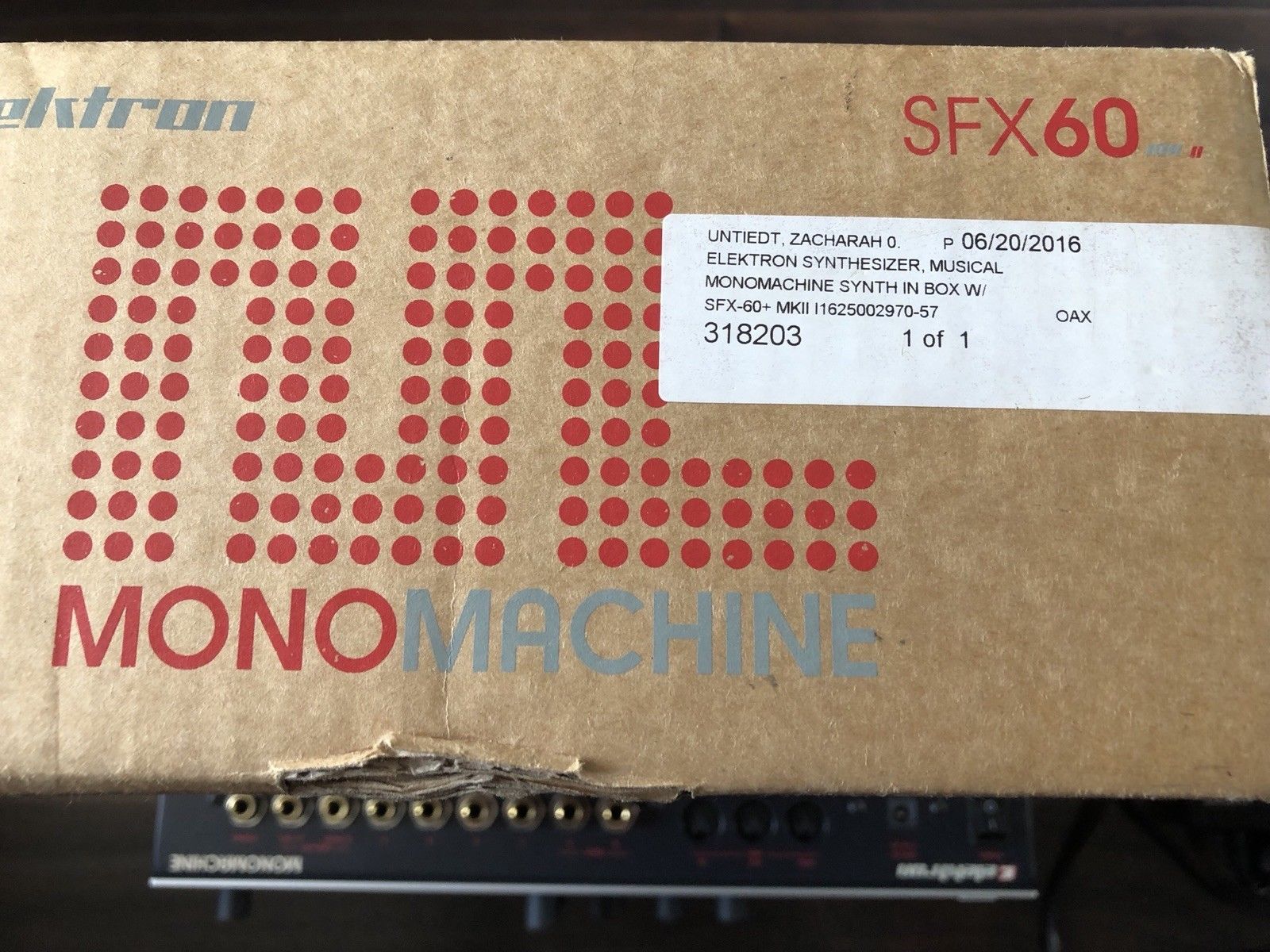 MATRIXSYNTH: Elektron Monomachine SFX60+ Plus MKII Synthesizer - 2016 ...