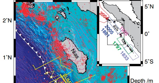 Mapping downgoing plate topography—the 2005 Sumatra earthquake