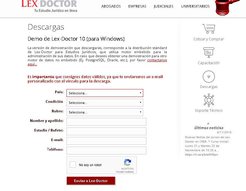 LETRA & ABOGACÍA "VELQUIS": LEX-DOCTOR: USANDO BASE DE DATOS